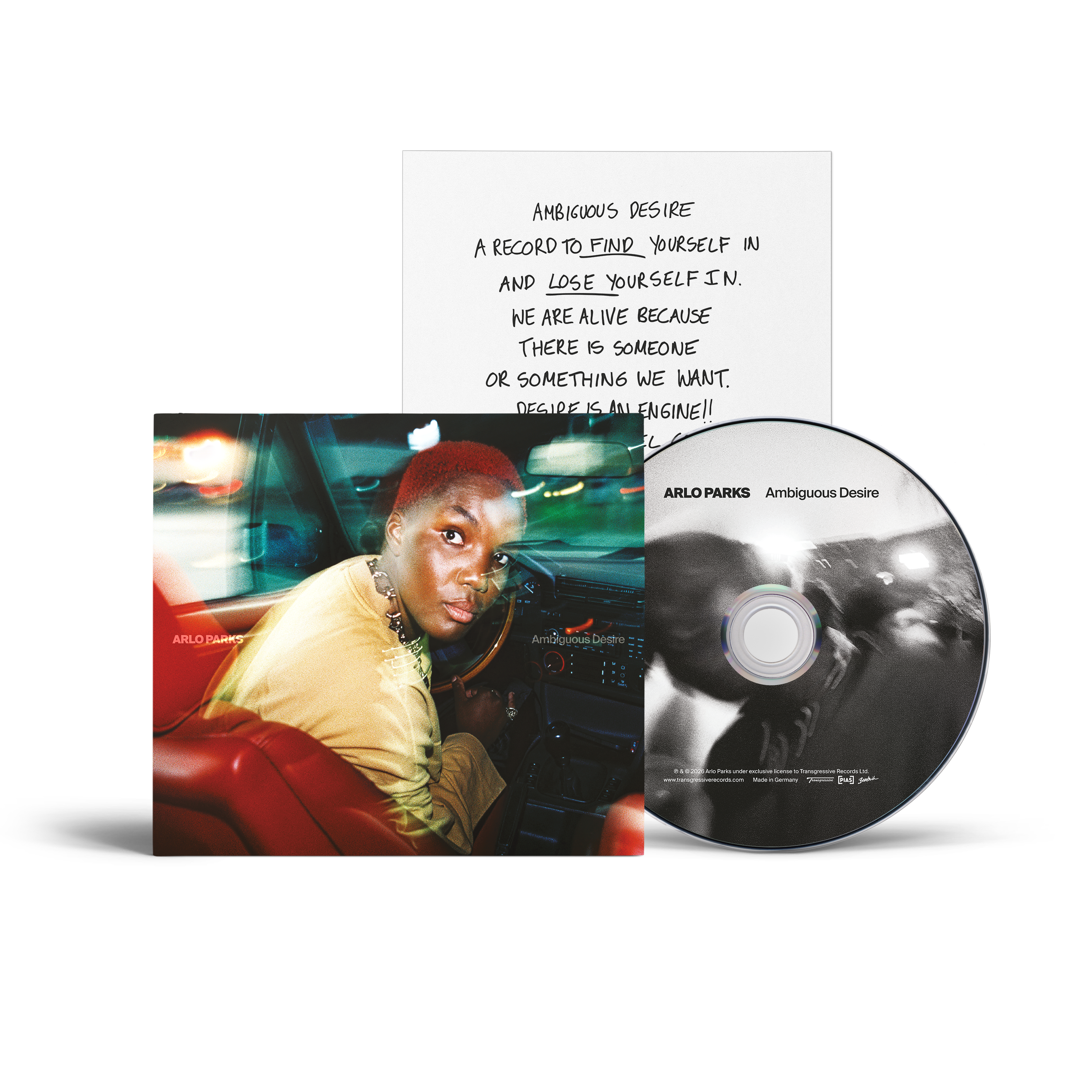 ARLO PARKS - Ambiguous Desire (CD) – Flying Out