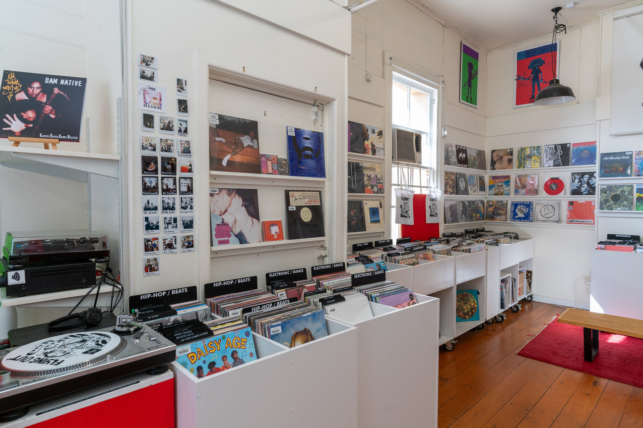 Flying Out Record Store. Vinyl, CDs, Turntables, Cassettes & Merch