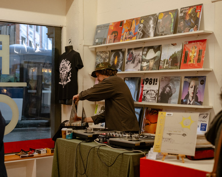 Flying Out Record Store. Vinyl, CDs, Turntables, Cassettes & Merch